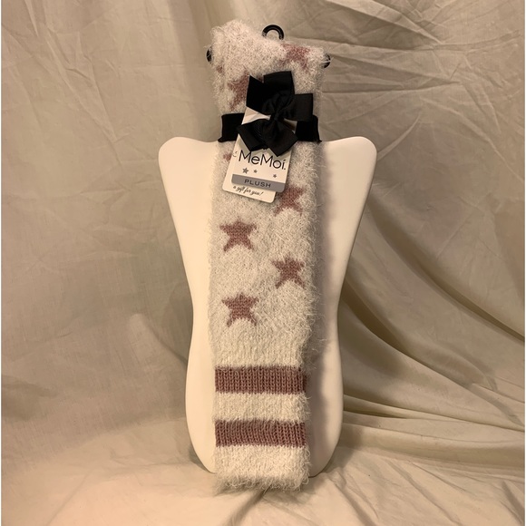Memoi | Accessories | Memoi Knee Hi Plush Fuzzy Socks Nwt | Poshmark